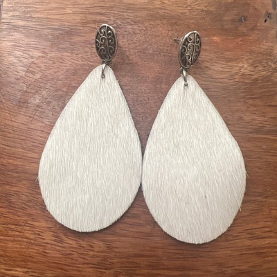 Western Cow Ear Tag Earrings, Gifts for Her, Birthday Gifts for Her ...