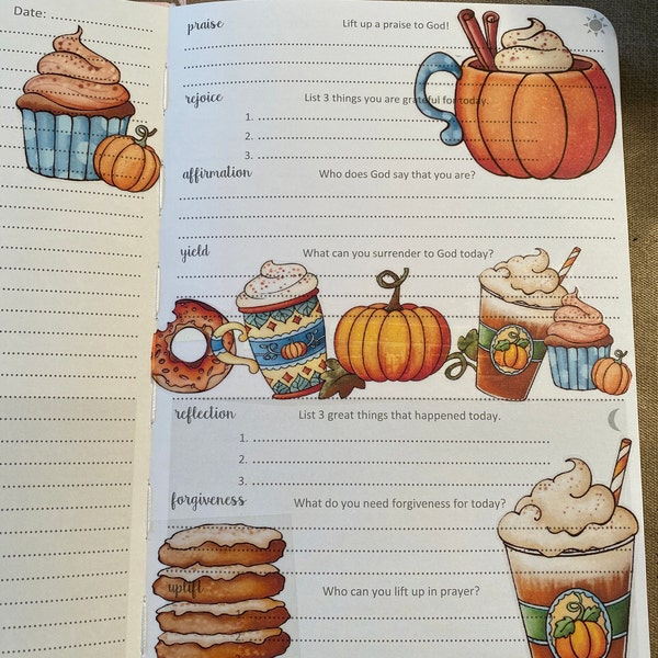 Pumpkin Spice Clip Art, Autumn Digital Art, Fall Card Making Supply ...