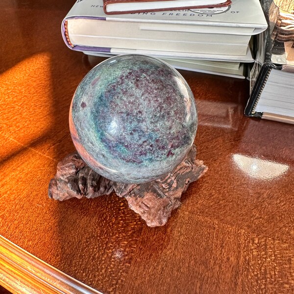 MASSIVE Goethite in Quartz Geode Crystal Specimen Display Piece (stand ...