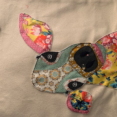 Cow Applique Pattern Daisy a Adorable Scrappy Dairy Farm Animal Scrap ...