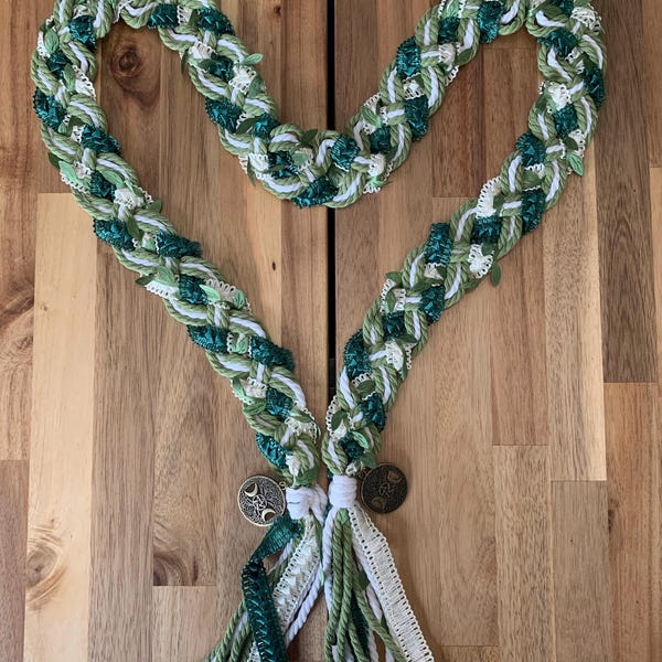 Handfasting Cord Blue Personalized Handfasting Cord Irish Tradition ...
