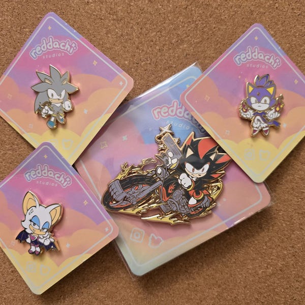 Trig Stampede Enamel Pins | Vash the Stampede, Nicholas Wolfwood ...