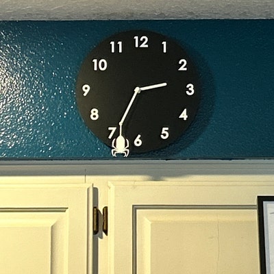 Bluntly Modern Design Solid Iroko Wood Grandfather Pendulum Wall Clock ...