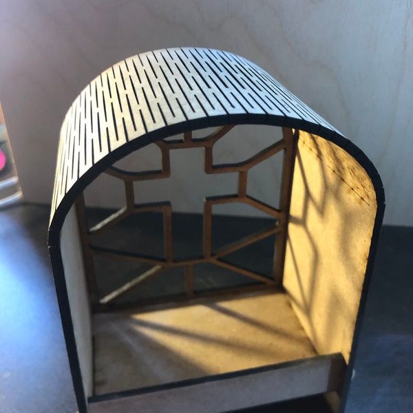 Super Flexible Living Hinge / Flexing Laser Cut Files / Plywood Bending ...