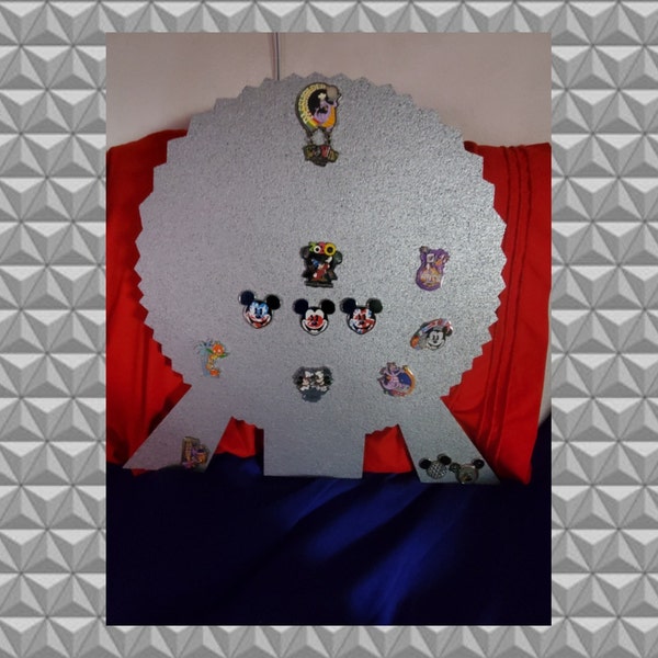 Epcot Pin Board, Disney Epcot Pin Board, Spaceship Earth Pin Display ...