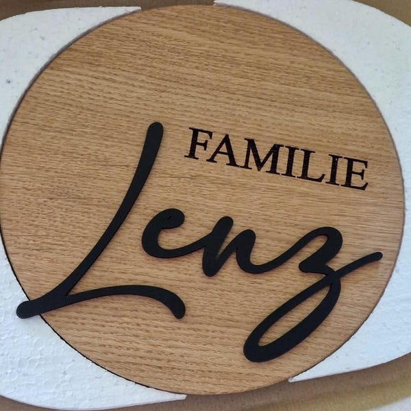 Door Sign Made of Oak {name Plate} Gift for Birth, Children's Room Wall ...