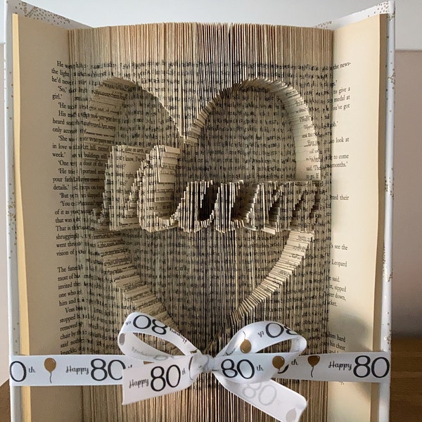 Mum in Heart - Mothers Day Book Folding Pattern With Cuts : Free ...