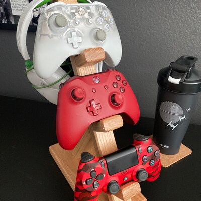 3 Tier Controller Stand wooden - Etsy