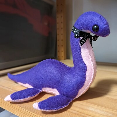 Felt Plesiosaurus/ Felt Sea Dinosaur. DIY Sewing Pattern and Guide. - Etsy