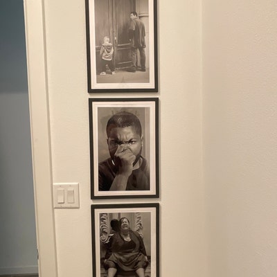 Funny Bathroom Wall Art Vertical Black White Bathroom Bundle 7 Movie ...