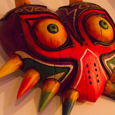 The Legend of Zelda: Majora's Mask Woodlike Wearable Mask Replica - Etsy