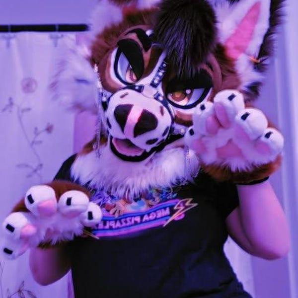 Cosplay Fox Furry Fursuit Head, Fursuit Head, Furry, Fursuit Mask ...