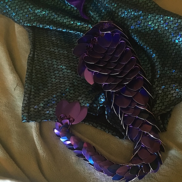 Large Scaled Dragon Tail, Costume Tail, Dragon Costume, Colorfull ...
