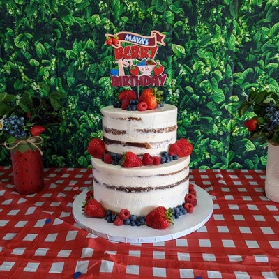 Yippee I'm 3 Sweets Theme Cake Topper - Etsy