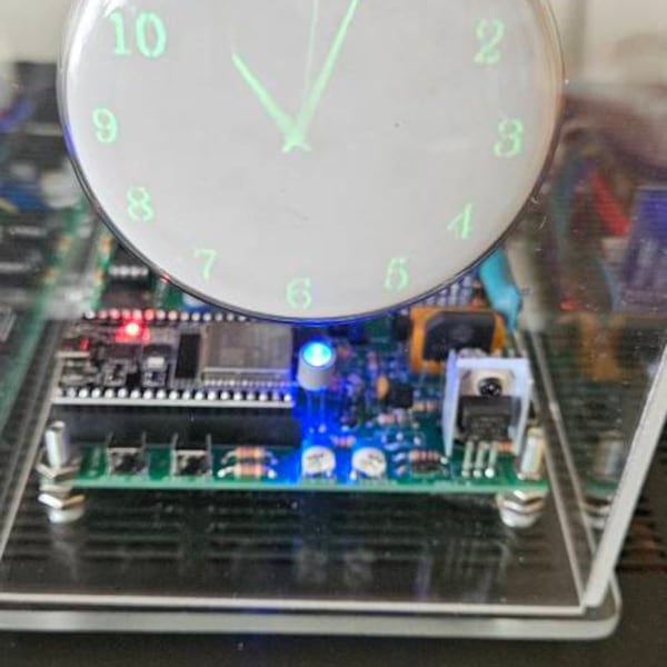 Oscilloscope Clock or Scope Clock New Design Century Font Wifi Included ...