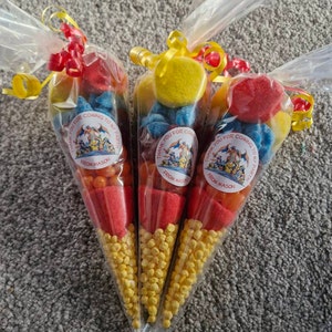 Pre-filled Sweet Cones , Santa Faces, Stocking Filler, Favours ...