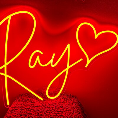 Family Name Neon Sign Neon Name Sign Wedding Backdrop Wedding Decor ...