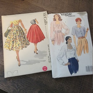 Classic 1980's Vogue 7614 Sewing Pattern-misses' - Etsy