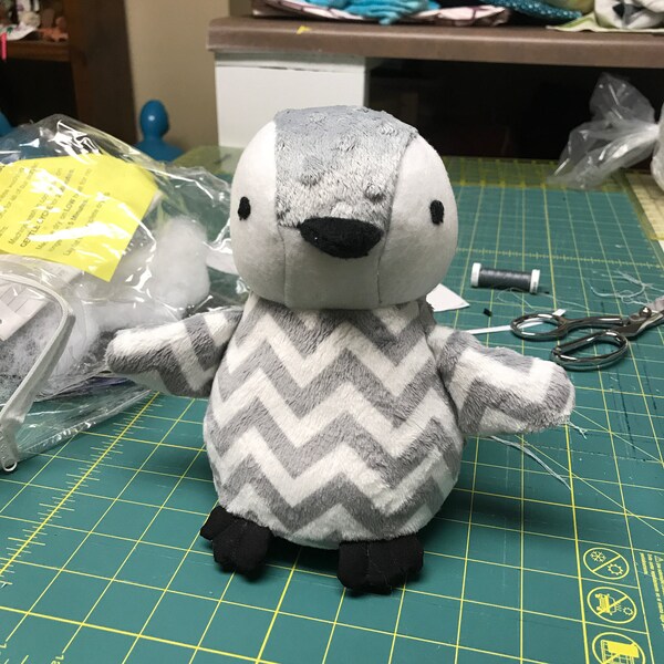 Baby Penguin Sewing Pattern and Tutorial Style Sewing Instruction ...