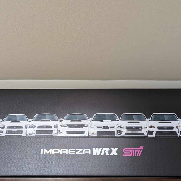 Car Automobile Art Mitsubishi Evo Lancer Evolution Poster and Canvas ...