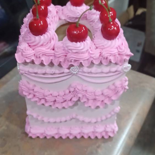 Pink Cake Tissue Box Cover - Etsy