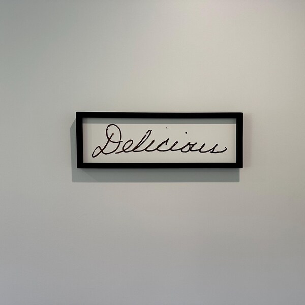 Custom Engraved Single Kids Line Drawing Wood Framed Sign, Kids Drawing ...