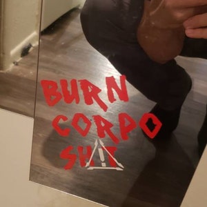 Vinyl Decal cyberpunk Devil Horns Cyberpunk Futurism Techy Laptop Car ...