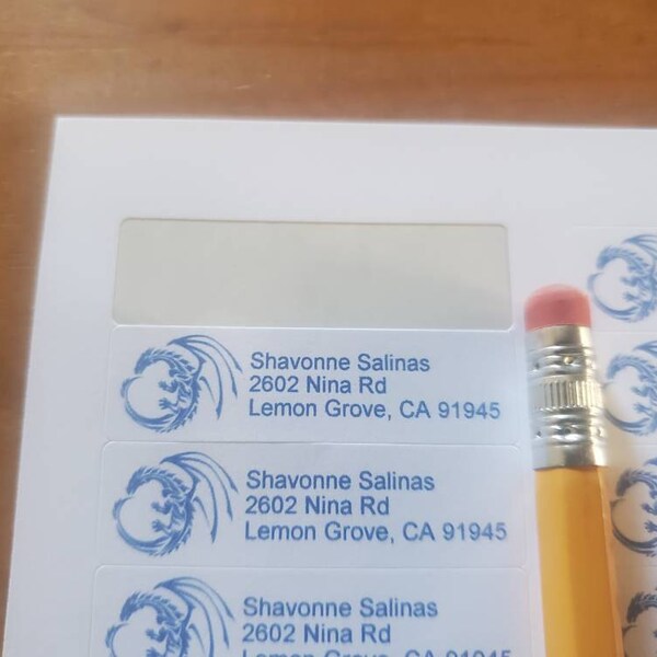 80 Small Personalized Return Address Labels Letters Alphabet Monogram ...