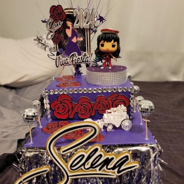 Selena Shaker Cake Topper, Selena Party, Inspired Selena Cake Topper - Etsy