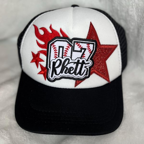 Personalized Baseball Name Patches, Custom Embroidered Baseball Number Patches Iron On/sew on ...