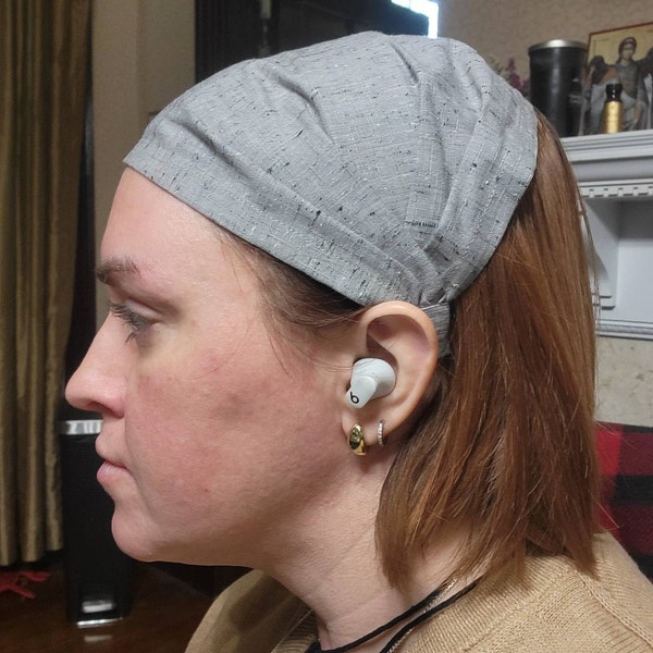 White Lace Headband, Christian Head Covering, Structured Religious Head ...