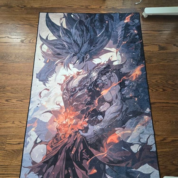 Anime Rug, Anime Art Rug, Awesome Rugs for Living Room, Home Decore ...
