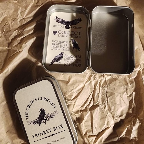 The Original Crow's Curiosity Trinket Box With Treasure Collection ...
