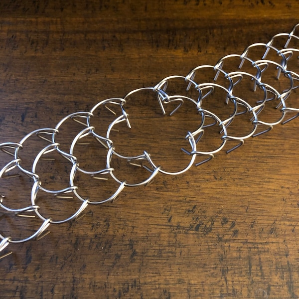 NECK CILICE - 5 Row - Metal and Leather - Etsy