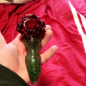 The Original Rose Glass Pipe First on Etsy - Etsy