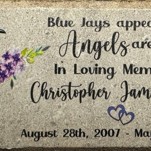 Personalized Horse Pony Memorial Stone. 8x4 Stone Brick. Burial Marker ...
