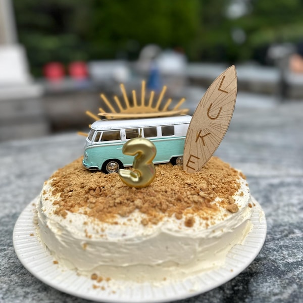 The Big One Cake Topper, the Big One First Birthday, the Big One Surf ...