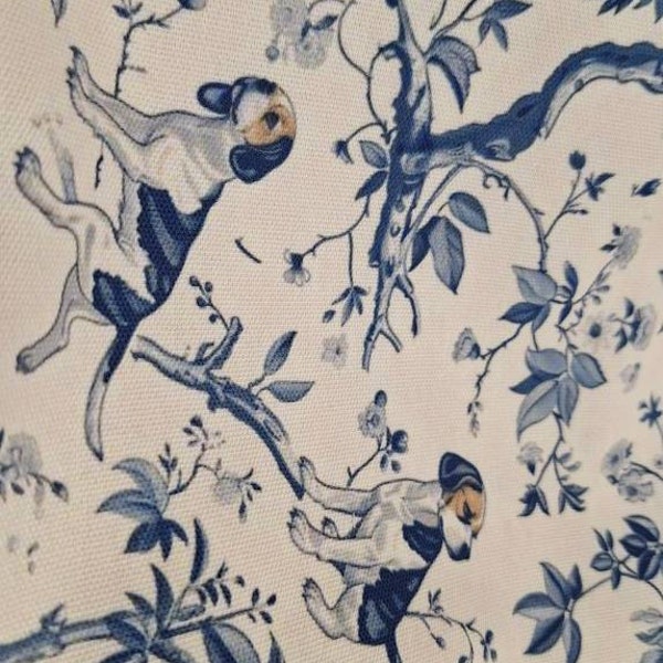 Exquisite French Toile Style Print Weimaraner Dog Pattern - Cottagecore ...