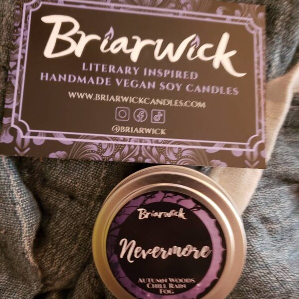 Nevermore- the Raven Inspired- Soy Vegan Candle - Etsy