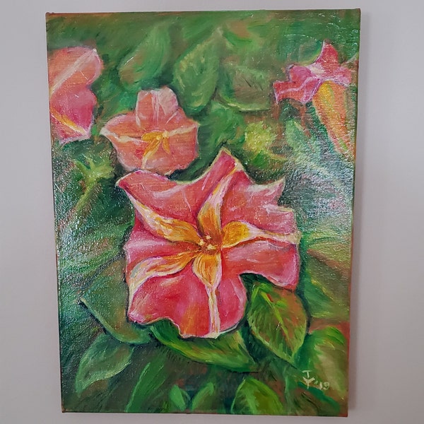 Lily PRINT Signed Unframed Small Poster Orange Lilies Prints Botanical ...