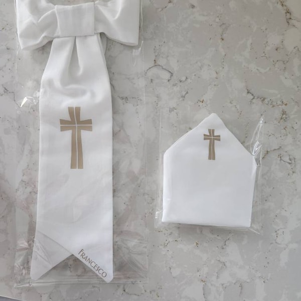 Personalized First Holy Communion Arm Band: Monogrammed Muslin Cotton ...
