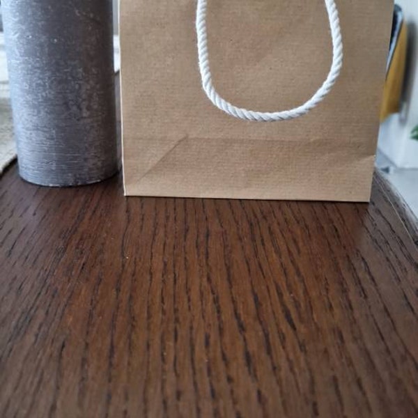 50 Extra Small Luxury Metallic Paper Bags .hand Made.satin Ribbon ...