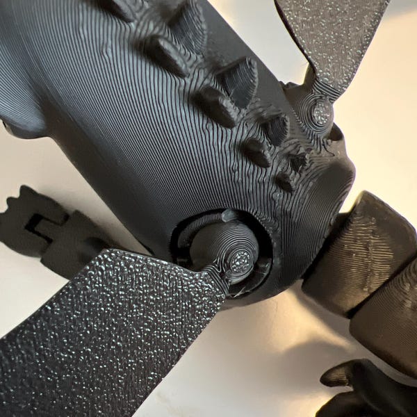 Lightfury 3D Printed Dragon Figure | Toothless Inspired Articulating ...