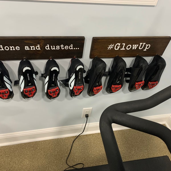 3D Laser-cut Peloton Shoe Storage Sign, Home Gym Decor - Etsy