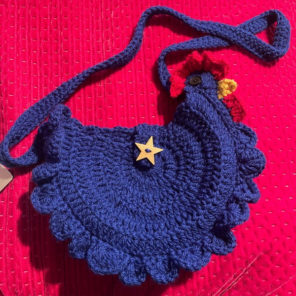 Crochet Chicken Bag Pattern Only U.S Terms - Etsy