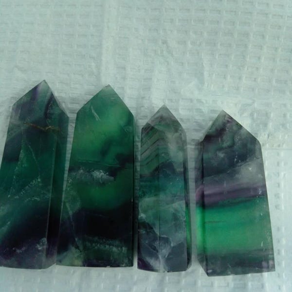 Orca Agate Tower With Incredible Banding | Crystal Carving | Polished ...