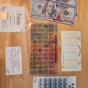 Cash Breakdown Card Printable Teller Sheet Printable Tell - Etsy