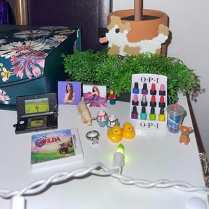 Miniature Nintendo 3DS Console With Game Zelda Mario Starfox | Etsy UK