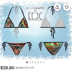 Swimsuits Set Bundle Vector bikini Fashion Flat Sketch for Adobe ...