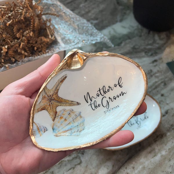 Luxury Bachelorette Bridal Party Custom Name Clam Shell Gift ...
